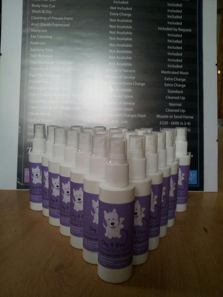 dogandbonespray - Dog and Bone Dog Grooming Services
